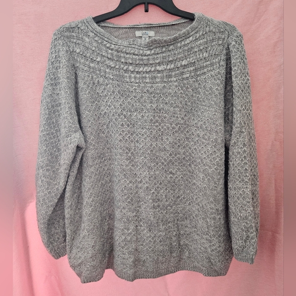 croft & barrow | Sweaters | Croft And Barrow Grey Sweater | Poshmark